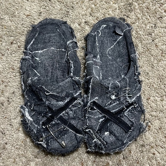 CROCS | Shoes | Denim Clogs | Poshmark